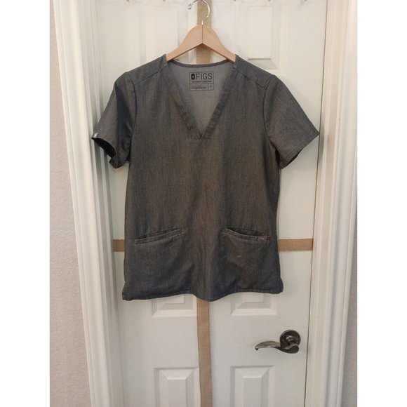 Figs | Tops | Womens Figs Technically Collection Gray Short Sleeve 2 ...